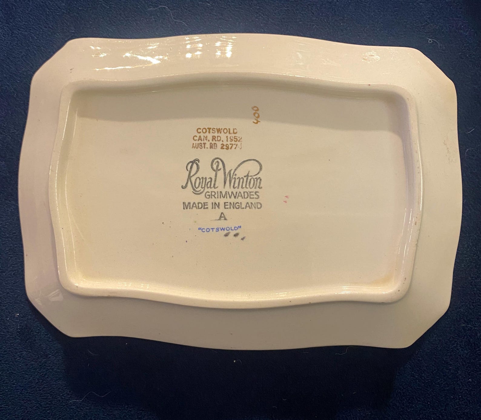 Royal Winton "cotswold" Butter Dish Grimwades Chintz English - Etsy