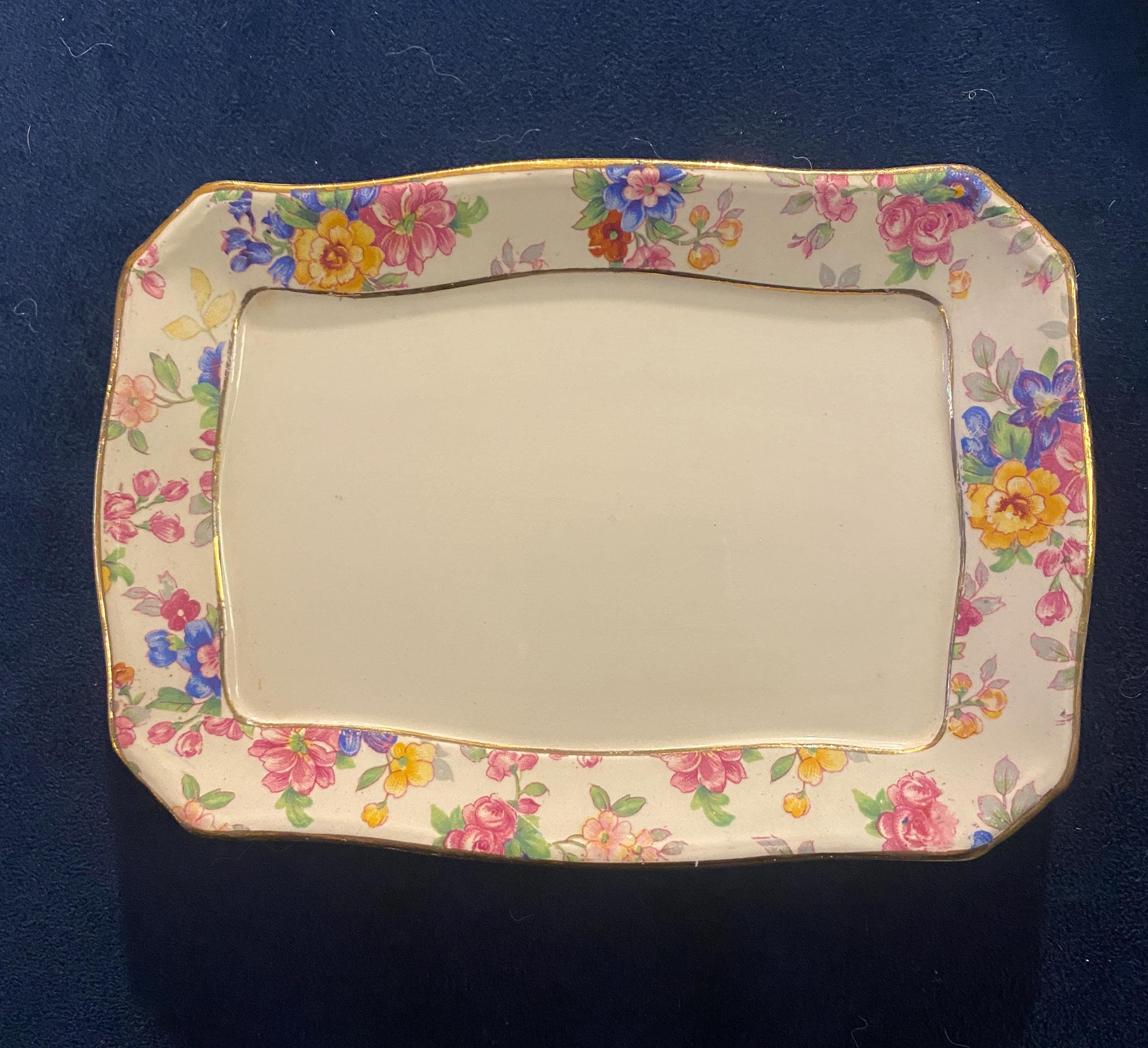 Royal Winton "cotswold" Butter Dish Grimwades Chintz English - Etsy