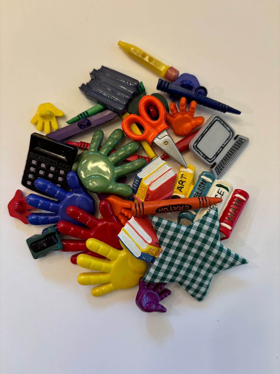 Assorted School Days Buttons - Etsy