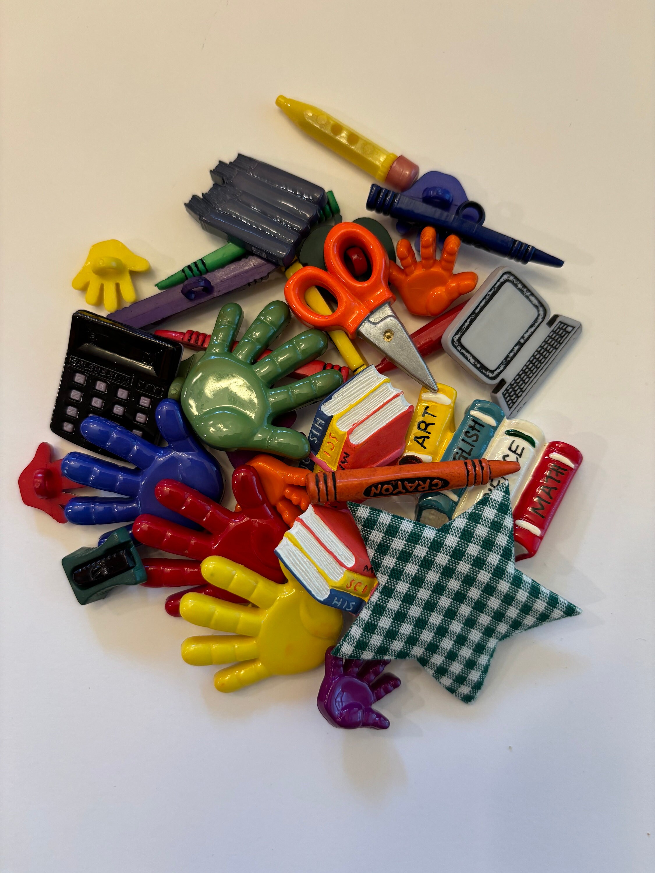 Assorted School Days Buttons - Etsy