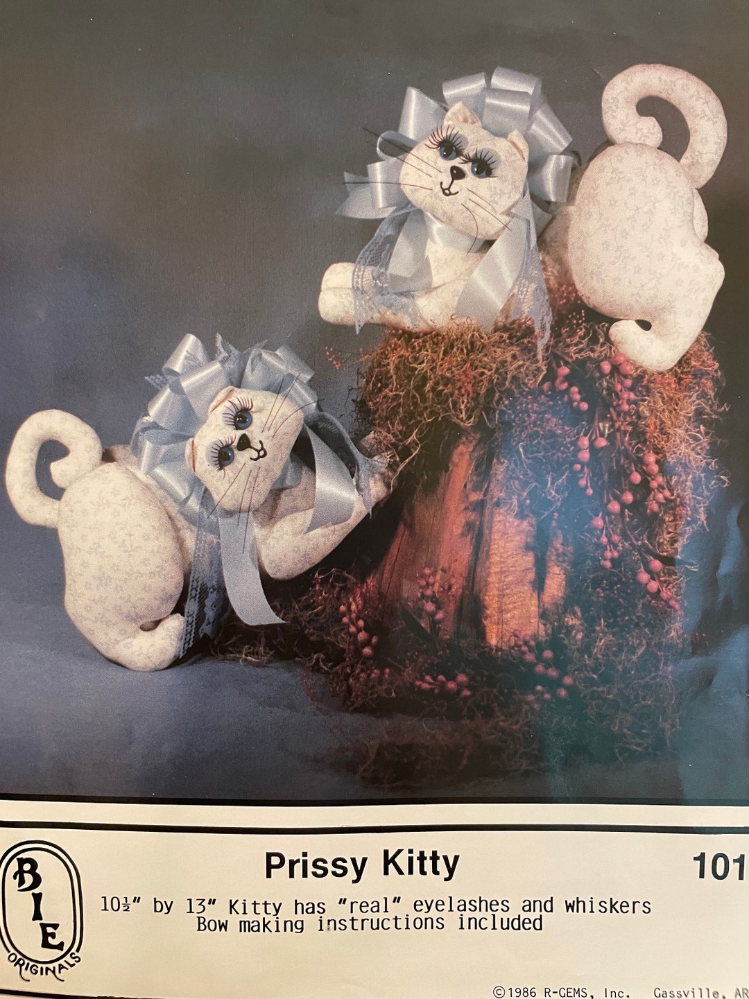 Sewing Pattern - “prissy Kitty” - Etsy