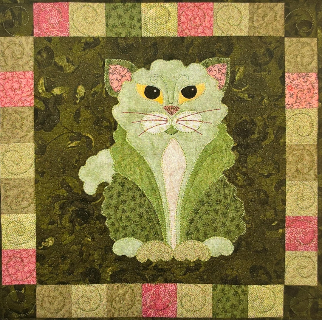 Quilt Pattern | Catus Romanus | Block 14 of Helene Knott's Garden Patch ...