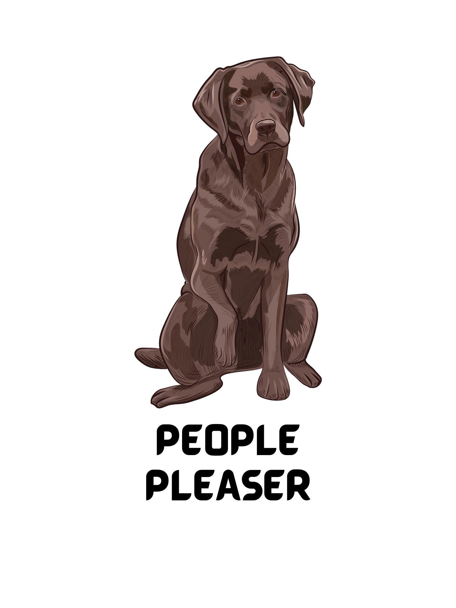 Cute Digital Upload of a Chocolate Lab Listed With One of Their Known ...