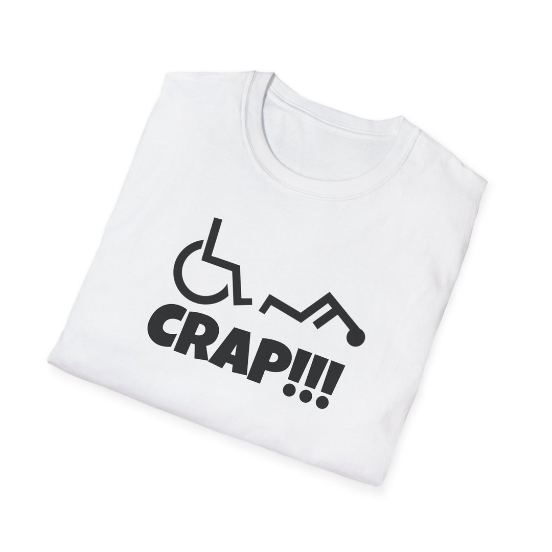 CRAP International Symbol of Access Humor Custom Unisex Softstyle T ...