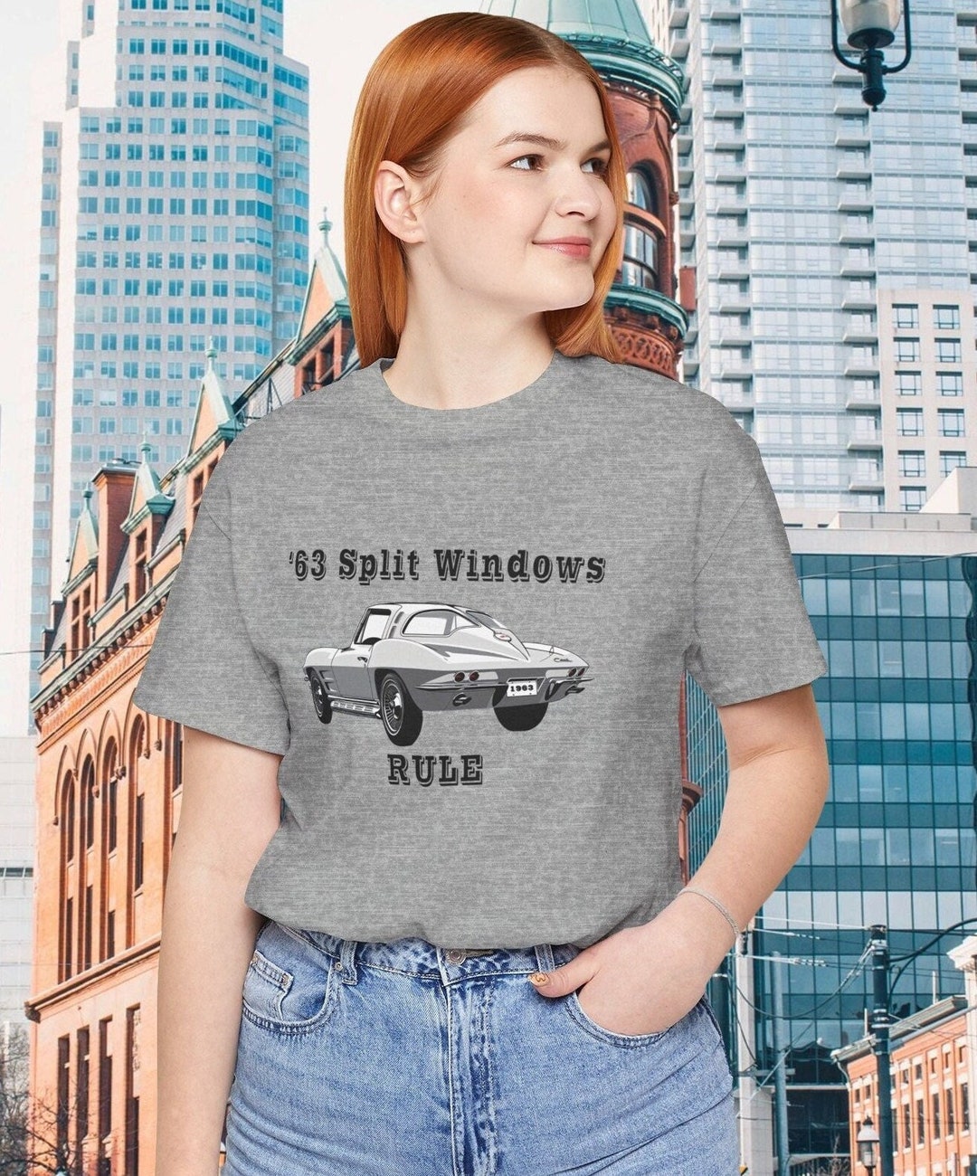 1963 Corvette Stingray Split Windows Rule Tee, Corvette Owner Gift ...