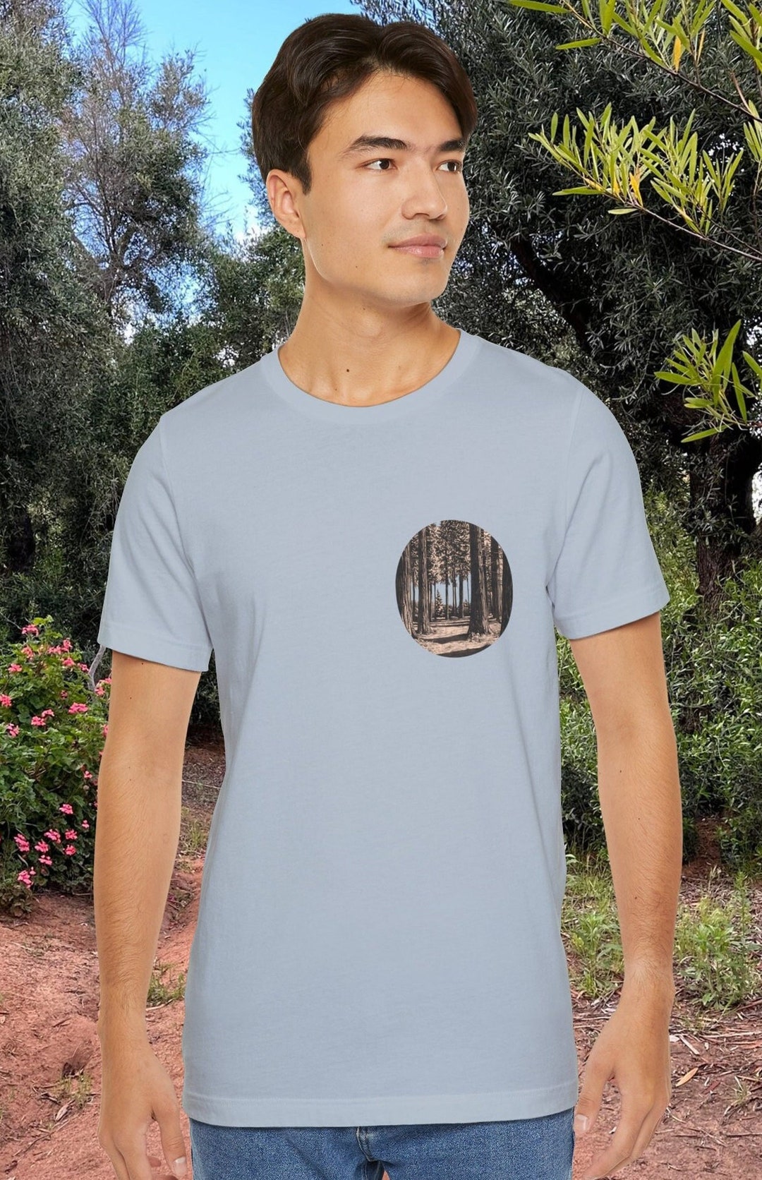 Giant Redwoods Tee, Forest Themed Shirt, Tree Shirt - Etsy