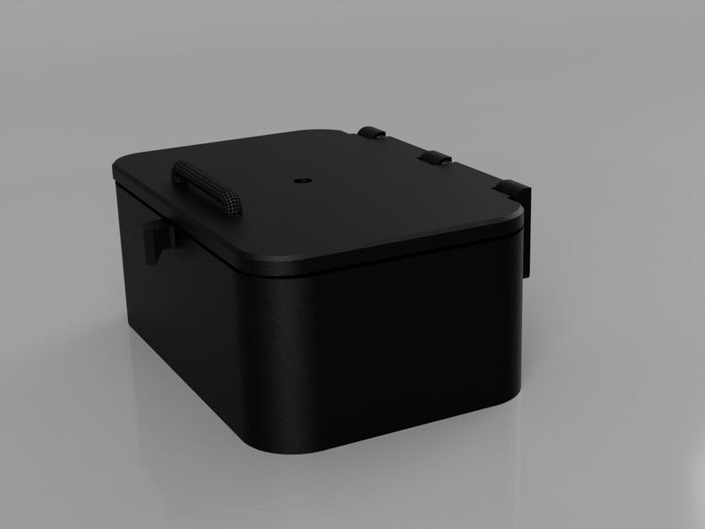 Kayak Fishing Track Mounted Tray W/ Lid - Etsy