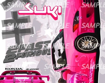 Design Suki Fast and Furious - Etsy