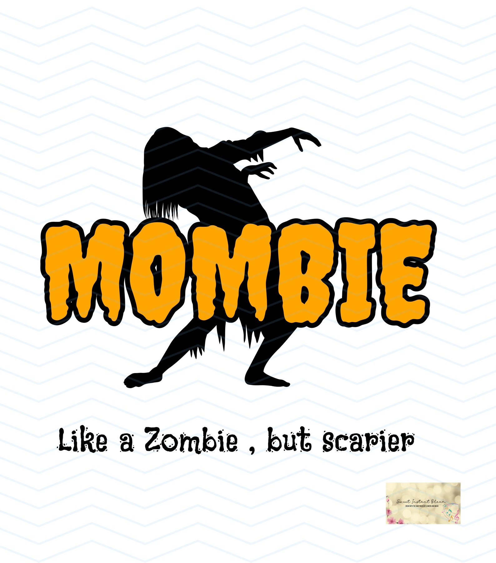 Mombie PNG, Funny Mom Sublimation Designs, Zombie Mom Top, Spooky ...