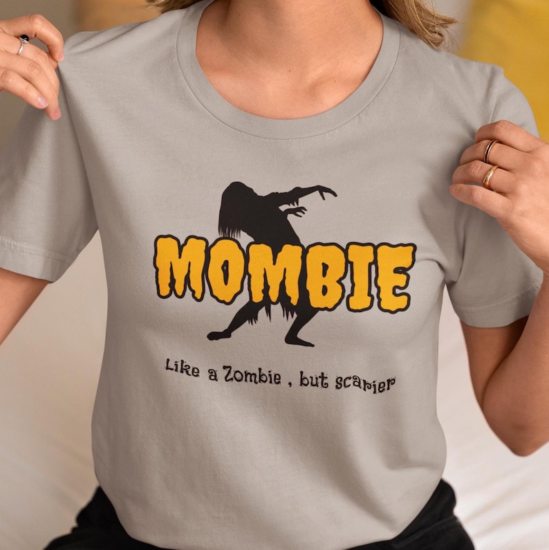 Mombie PNG, Funny Mom Sublimation Designs, Zombie Mom Top, Spooky ...
