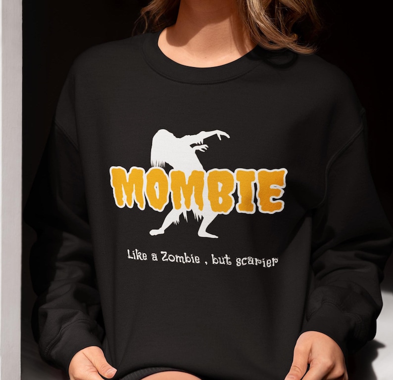 Mombie PNG, Funny Mom Sublimation Designs, Zombie Mom Top, Spooky ...