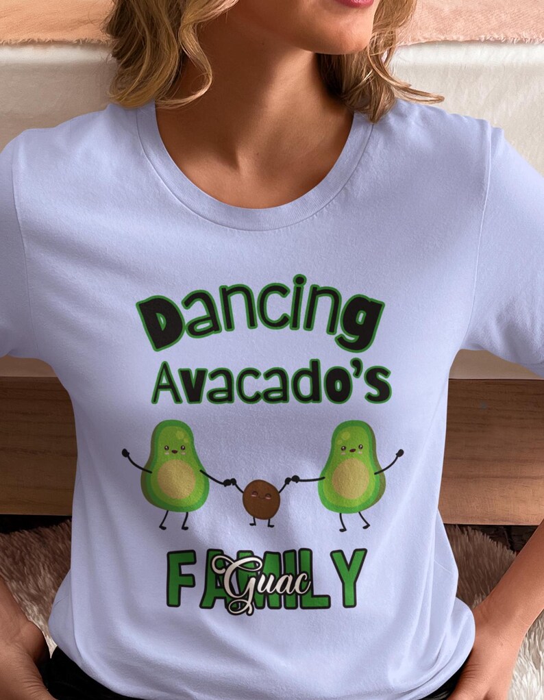 Avacado's Dancing PNG, Family Friendly Png, Custom Family Png, Family ...