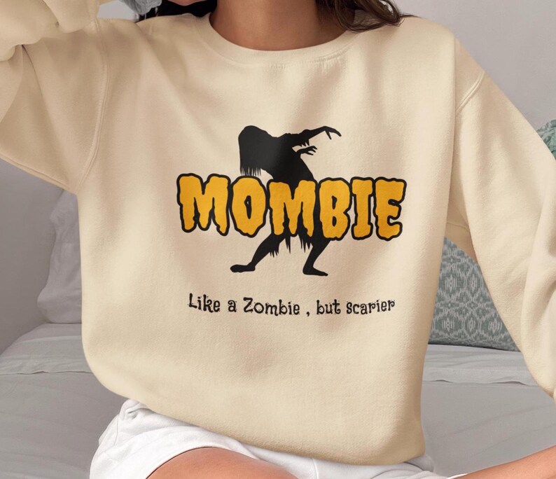 Mombie PNG, Funny Mom Sublimation Designs, Zombie Mom Top, Spooky ...