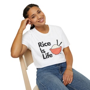 Rice is Life Shirt, Rice Shirt, Noodle Shirt, Funny Rice Shirt, Rice ...