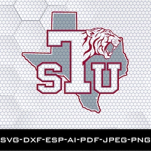 Texas Southern University Vector/layered/illustration Pack/design ...