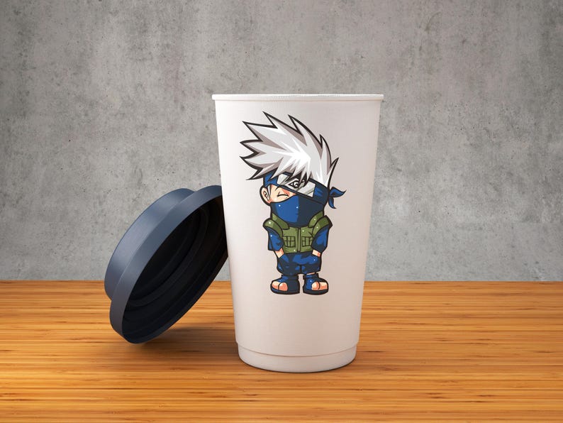 Kakashi Hatake Vector Illustration/naruto/anime/design/drawing/layered ...