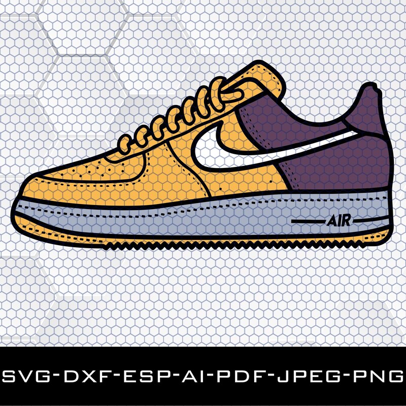Nike Shoe Line Art - Etsy