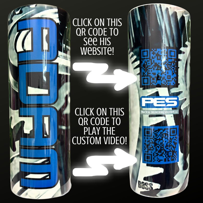 Tumblers With QR Code Links to Videos & Photos | Customize Your ...