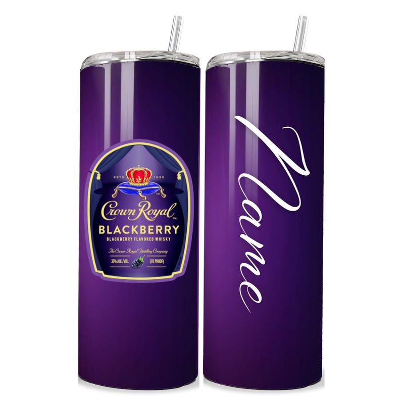 Personalized Crown Royal Tumbler | Custom Whiskey Lover Gift | Unique ...
