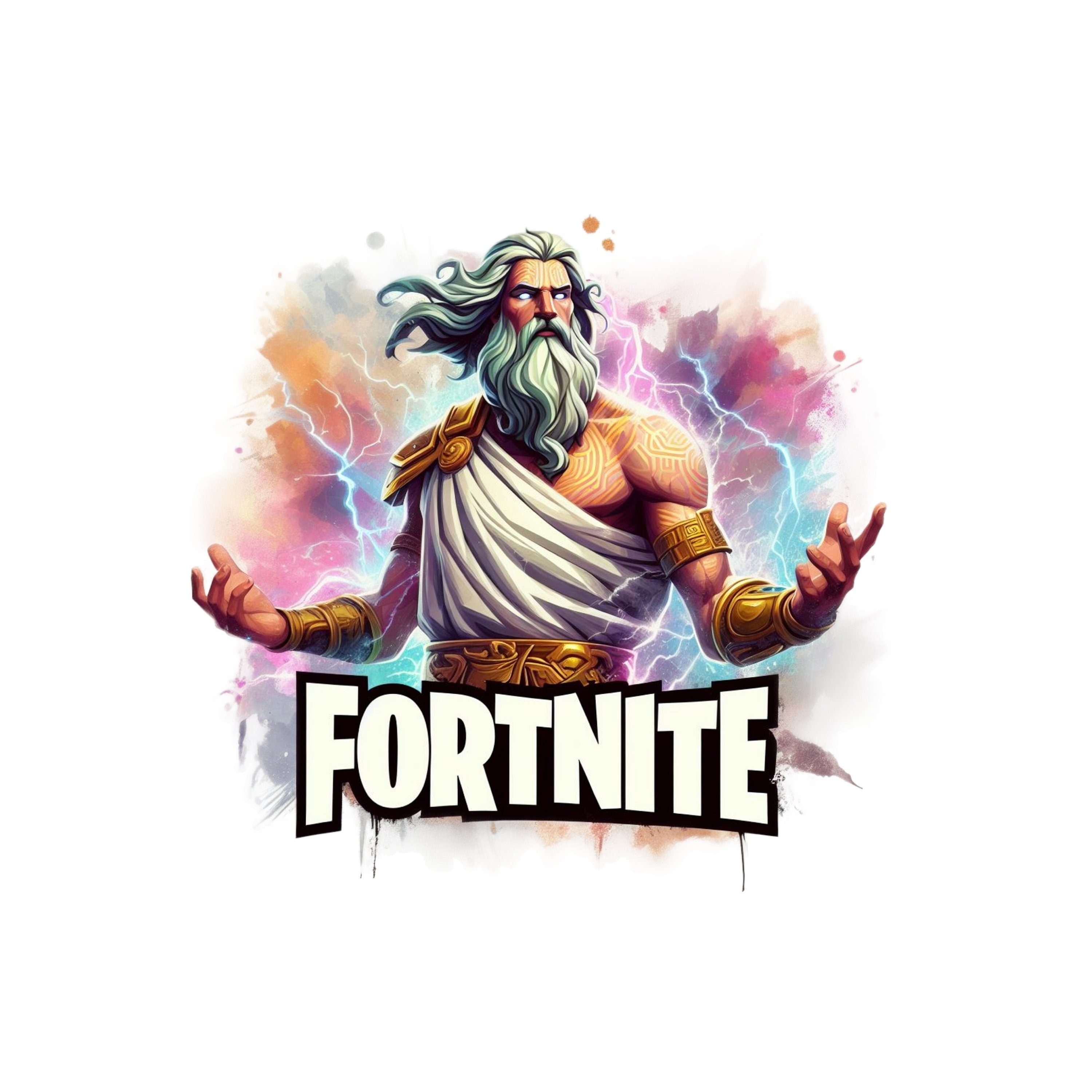Fort Gaming Zeus Png Pdf Jpeg ,300 Dpi, High Quality, F-nite Font, F ...