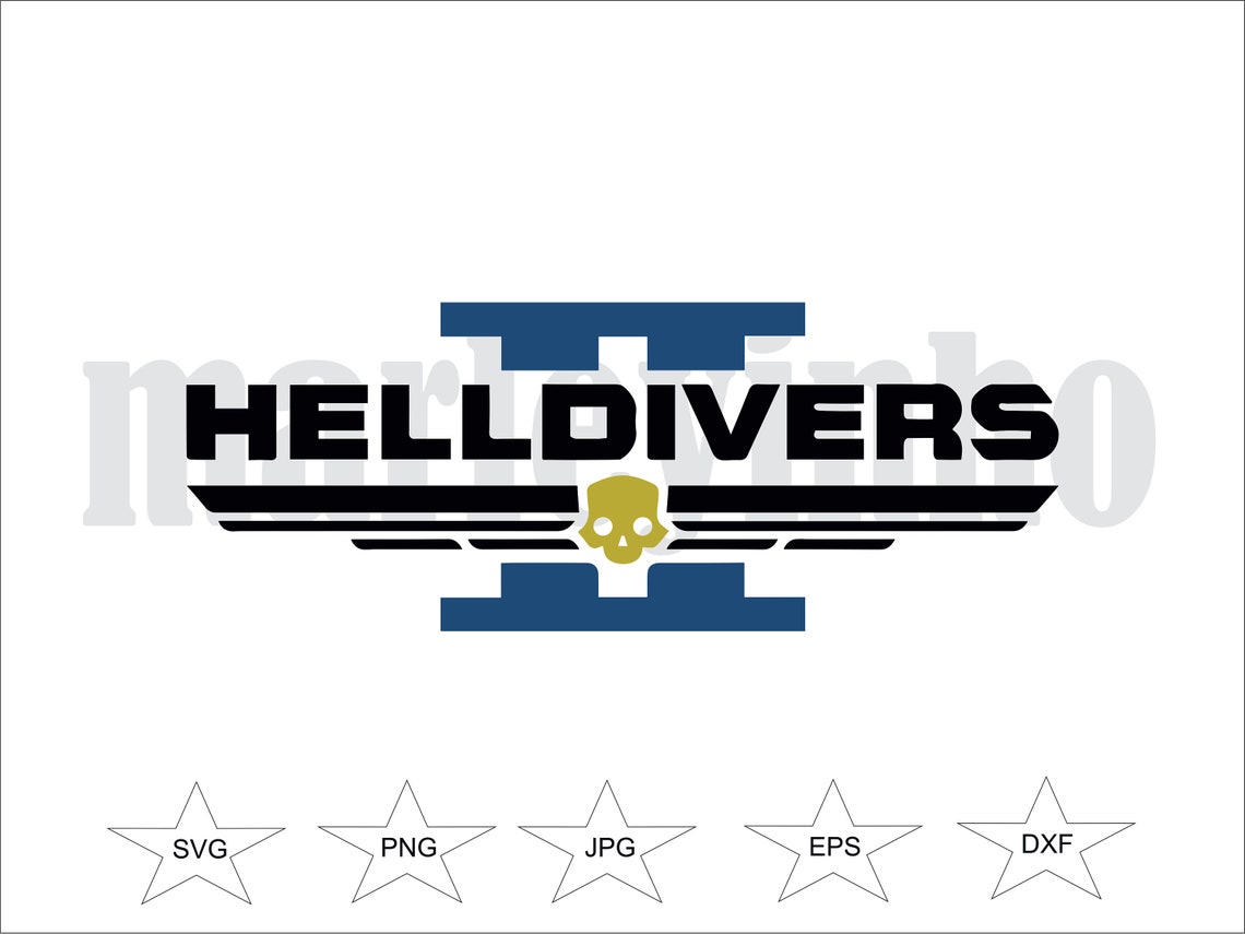 Helldivers Helldivers 2 Hell Divers SVG PNG EPS Dxf Jpg 9 Files Bundle - Etsy Canada