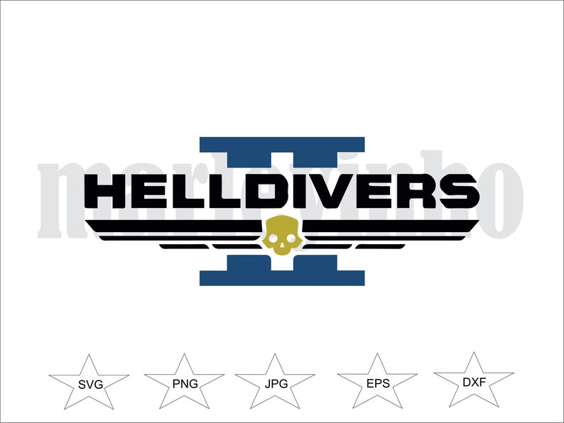 Helldivers Helldivers 2 Hell Divers SVG PNG EPS Dxf Jpg 9 Files Bundle - Etsy Australia