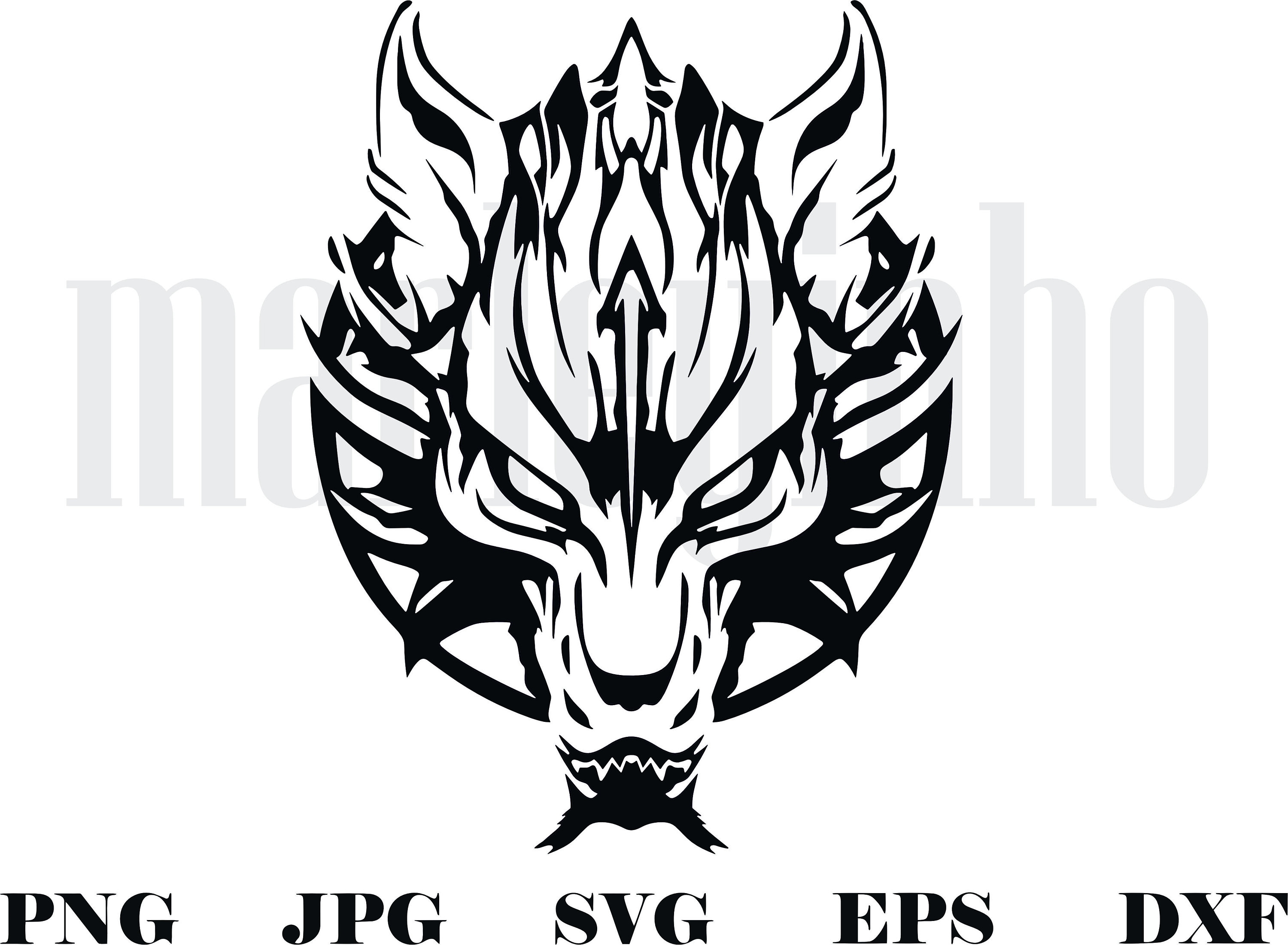 Fenrir Svg-png-eps-dxf-jpg download Without Problems - Etsy