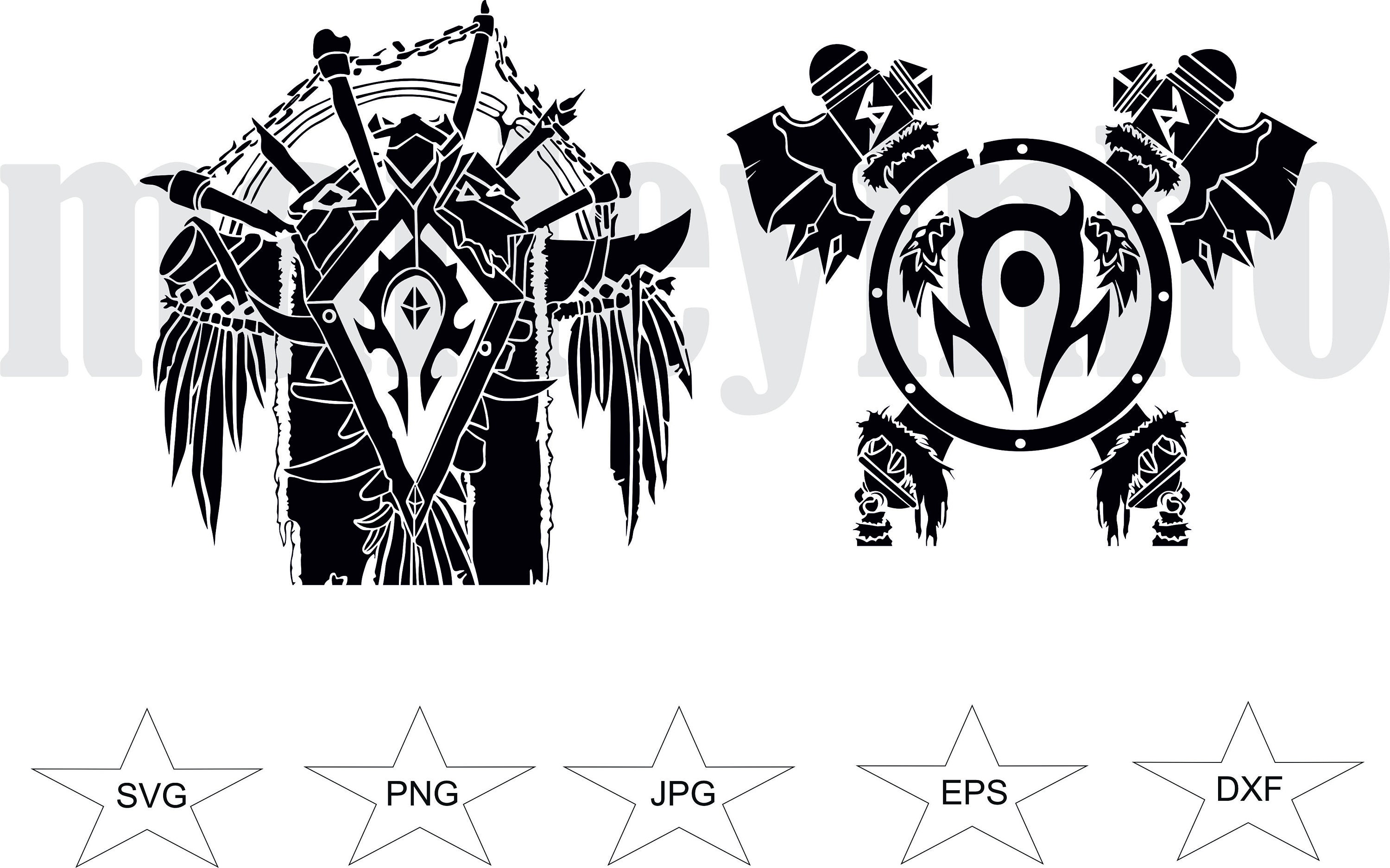 World of Warcraft SVG,PNG Bundle Wow Svg Wow Png Wow Logo - Etsy
