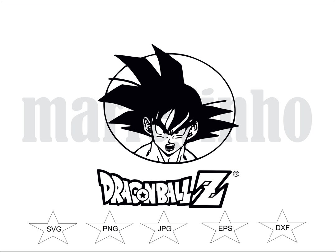 Dragonball SVG / Cricut / Vector / Digital / Download / Anime / Simple ...