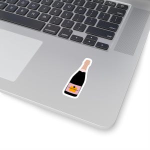 Champagne Bottle Sticker, Veuve - Etsy