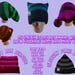 Foldable Brim Striped Droopy Eared Slouch Beanie CROCHET PATTERN ...