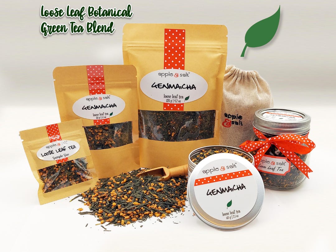 Traditional Genmaicha Green Tea: Japanese Toasted Rice Tea Blend - Etsy