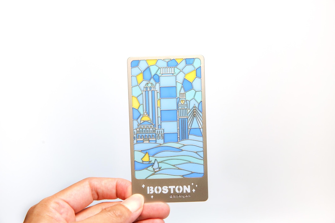 Boston Bookmarks, Stained Glass Bookmark, Back to School, Bookmark ...
