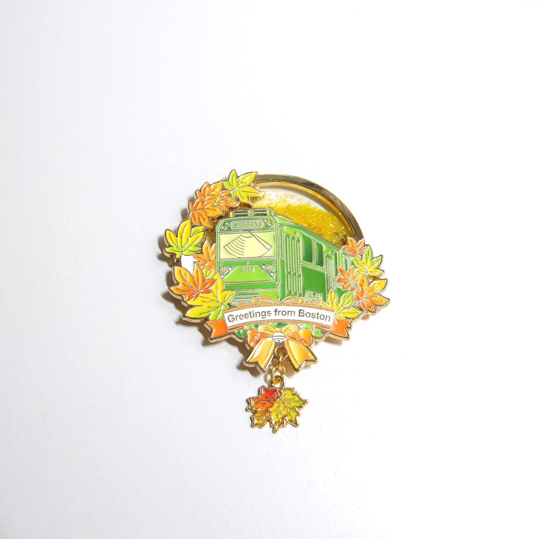 Boston Green Line Fridge Magnet, MBTA Gift, Boston Gift, Boston Magnet ...