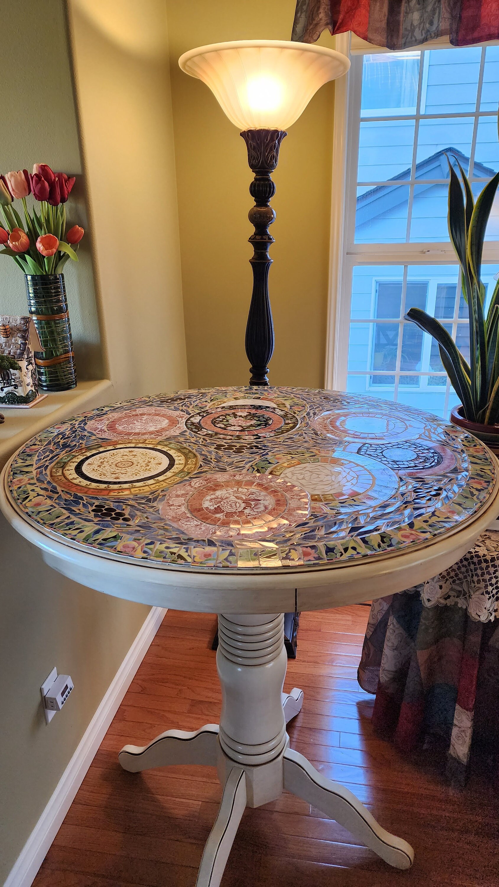 Mosaic Standing Bar Table - Etsy