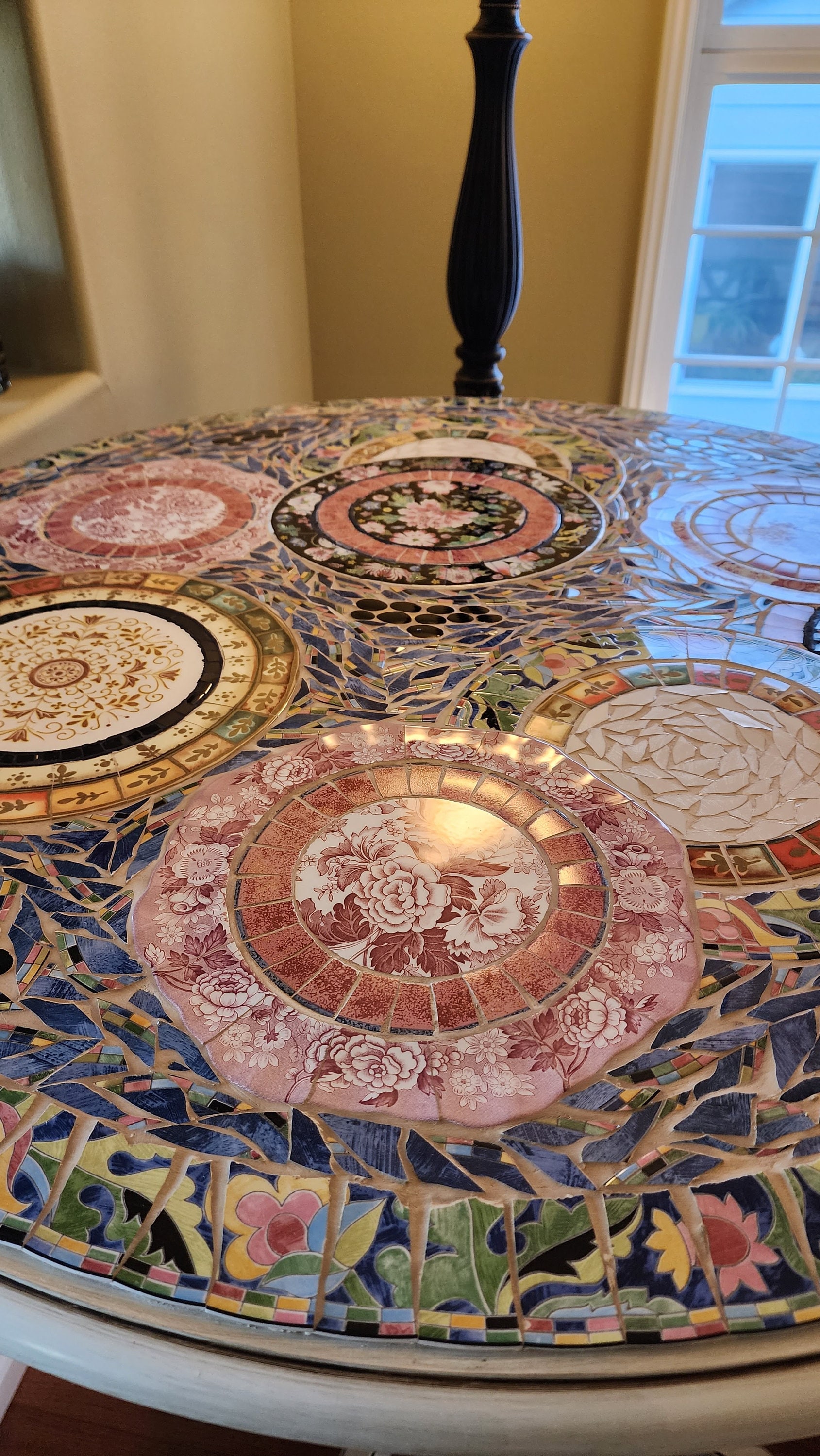 Mosaic Standing Bar Table - Etsy