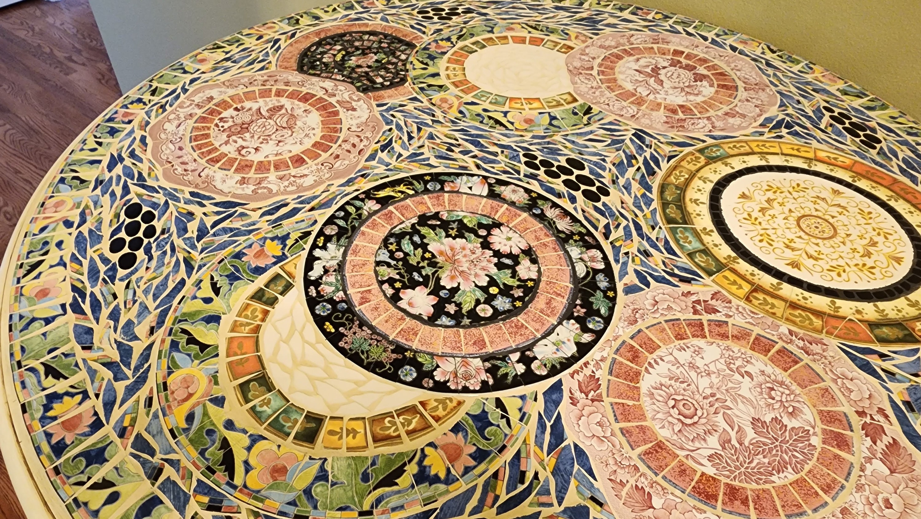 Mosaic Standing Bar Table - Etsy