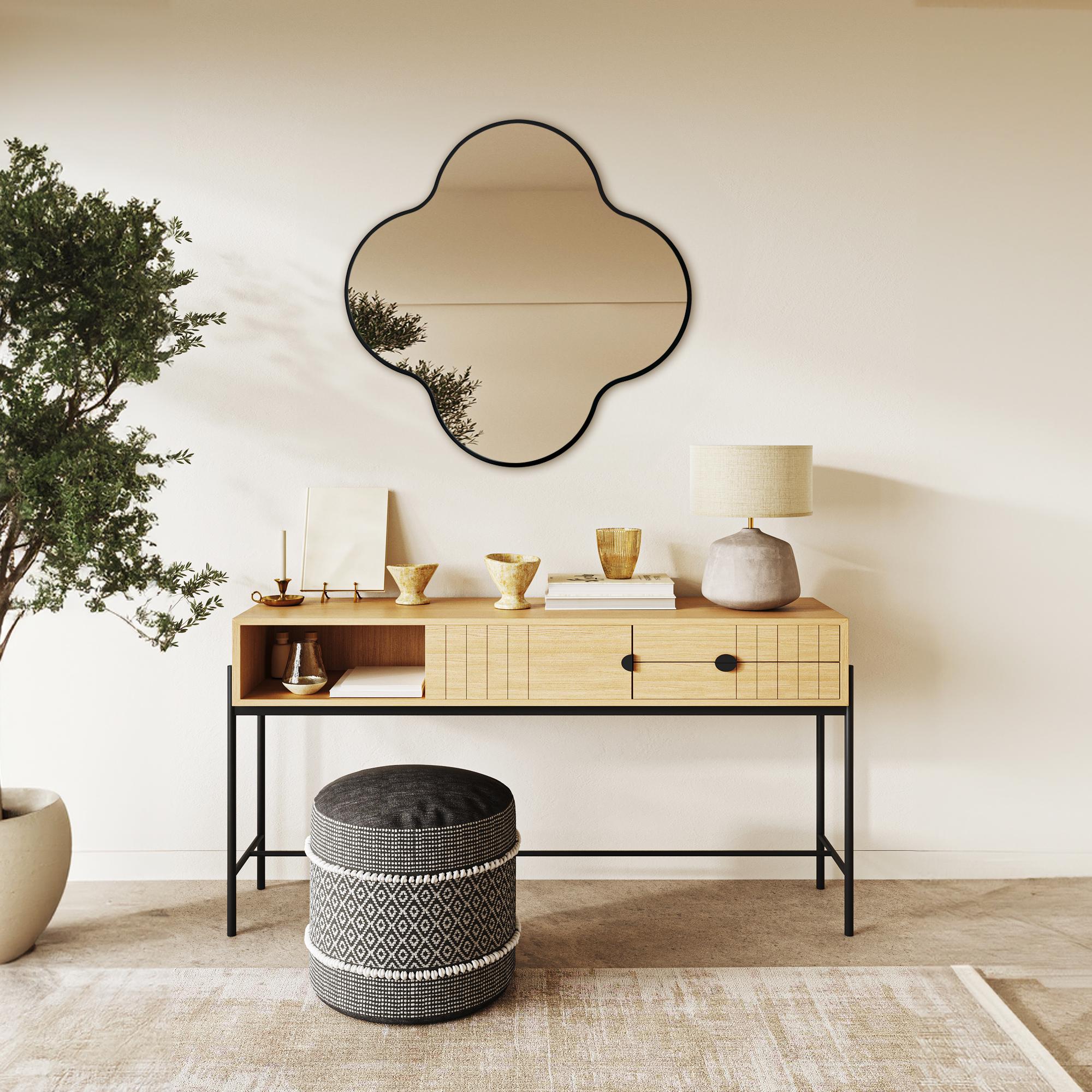 Four Leaf Clover Wall Mirror, Living Room Mirror, Aeshetic Mirror ...