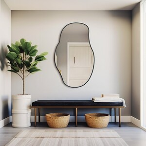 Asymmetrical Home Mirror, Aesthetic Wall Mirror, Irregular Mirror ...