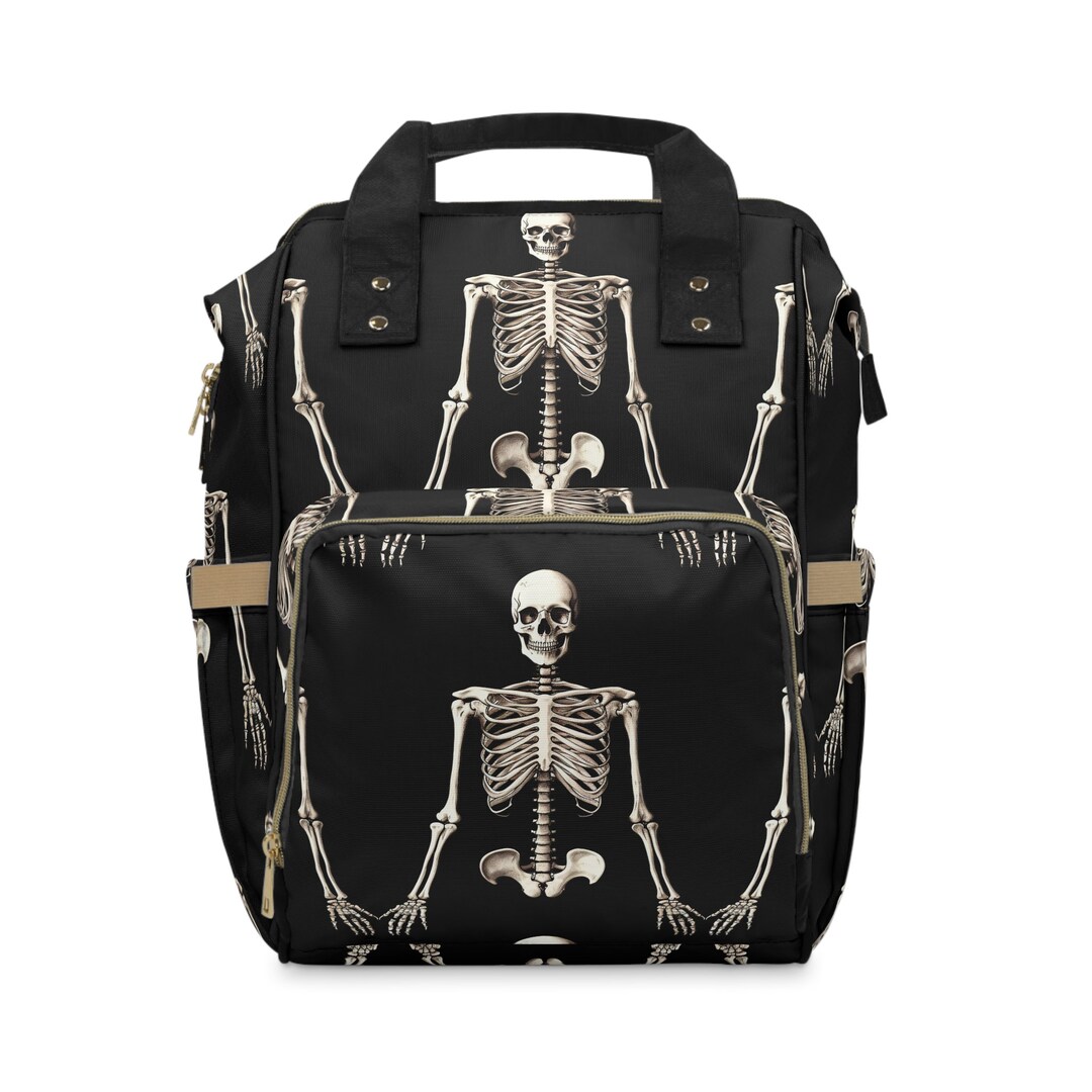 Skeleton Gothic Multifunctional Diaper Backpack Travel Bag - Etsy