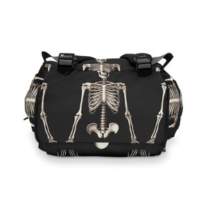 Skeleton Gothic Multifunctional Diaper Backpack Travel Bag - Etsy
