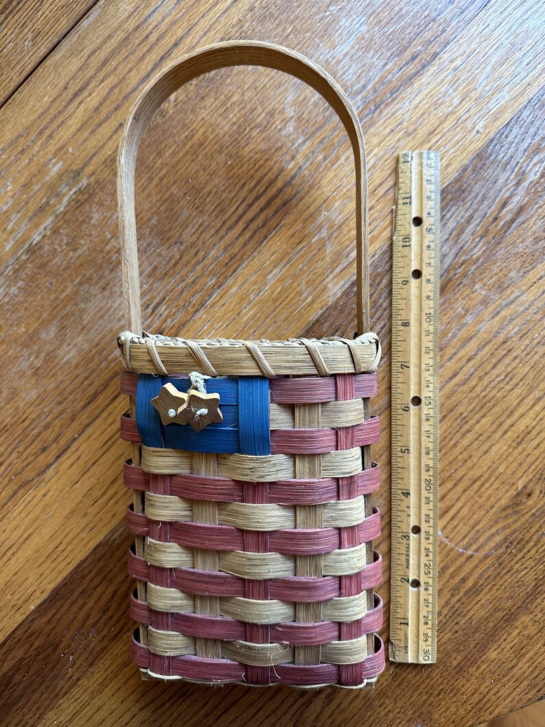 Pair of Vermont Patriotic Baskets - Etsy
