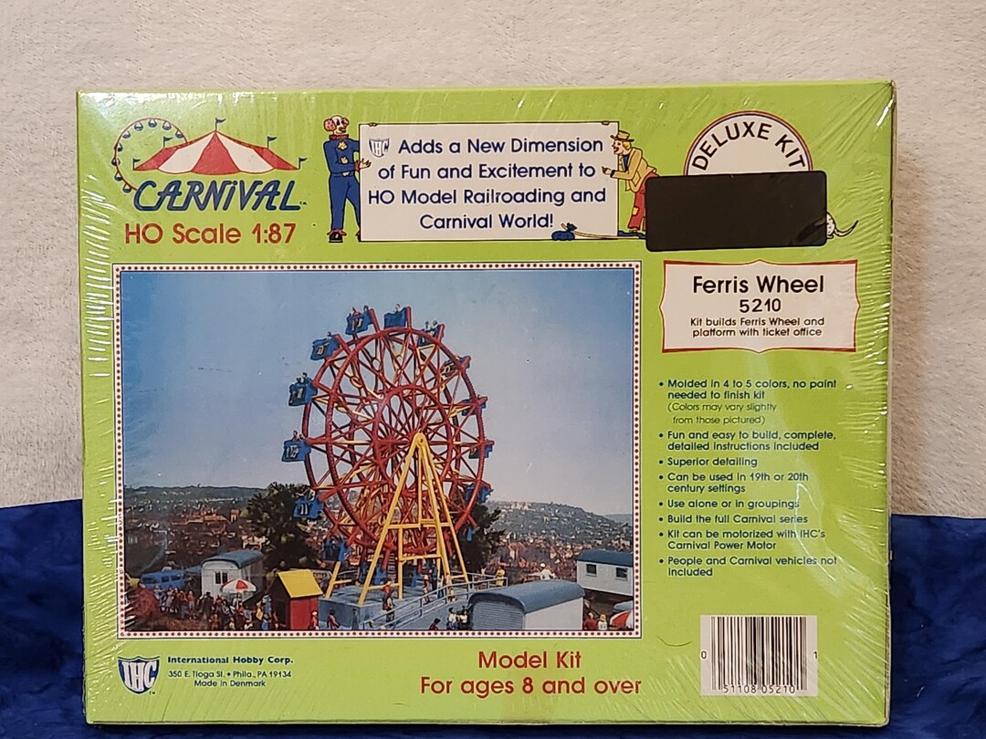 Ferris Wheel HO Scale Carnival Kit International Hobby Corp, 1:87 Scale ...