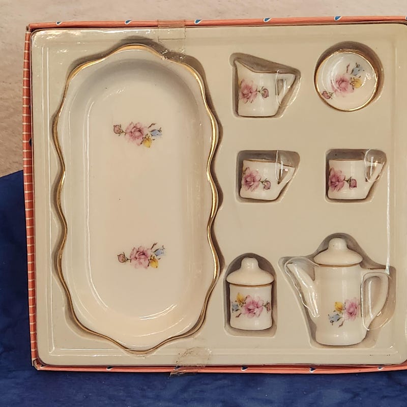 Miniature Tea Set - Etsy