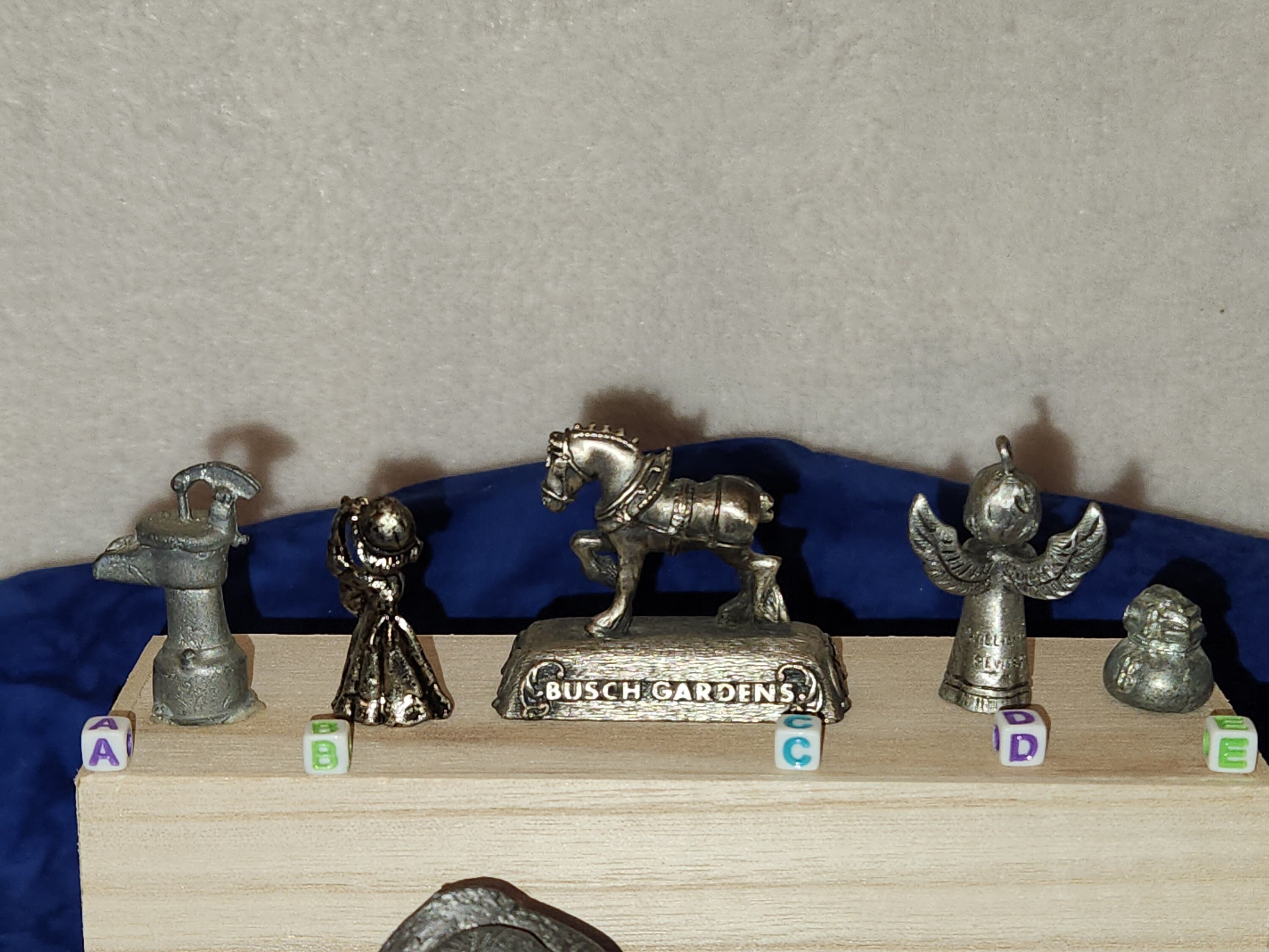 Pewter Miniature Budweiser Horse Historical Water Pump Angel Charm ...