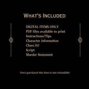 1920's Murder Mystery Party Game - Etsy