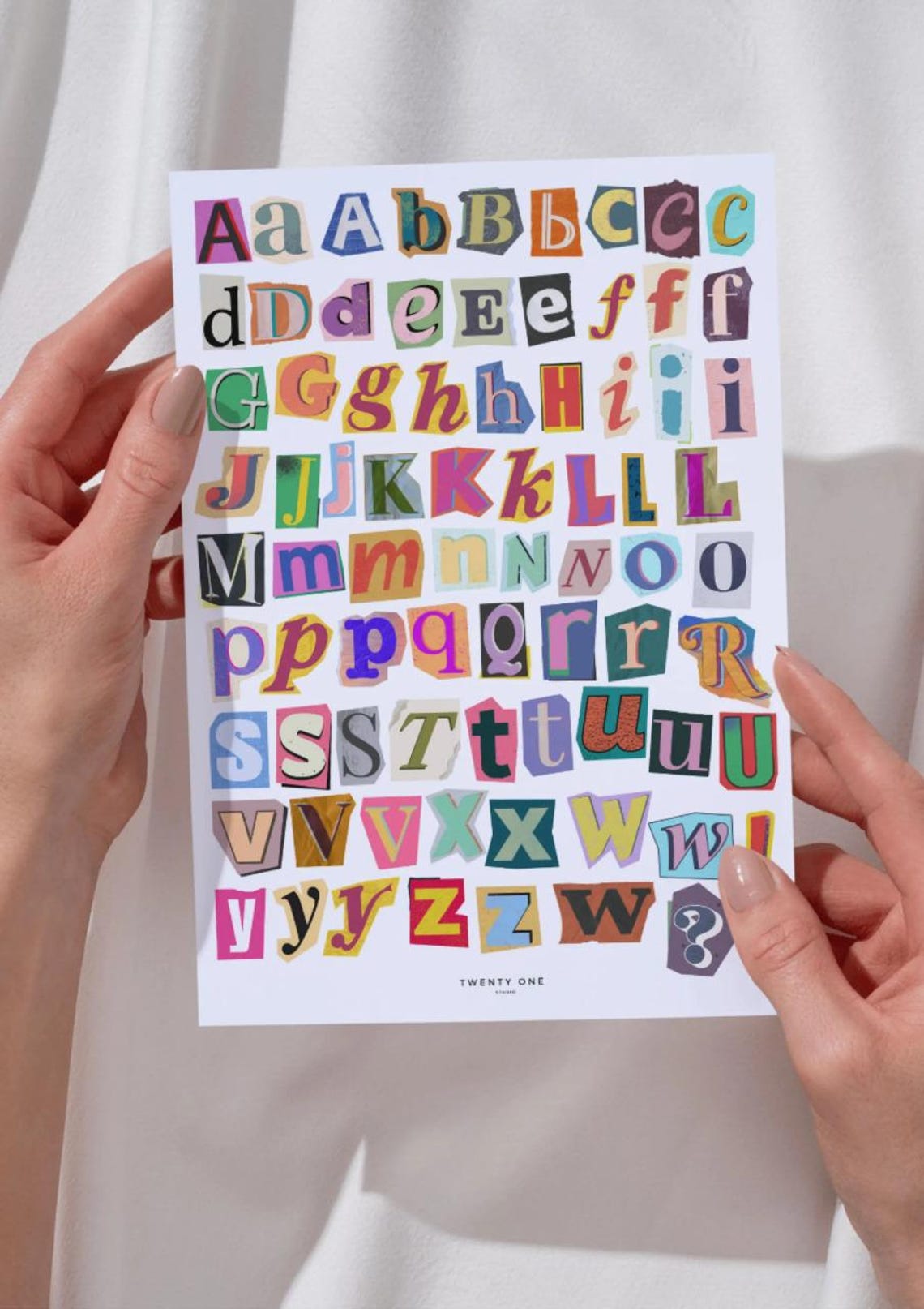 Alphabet Stickers/precut Alphabet Letters From Magazines/printable ...