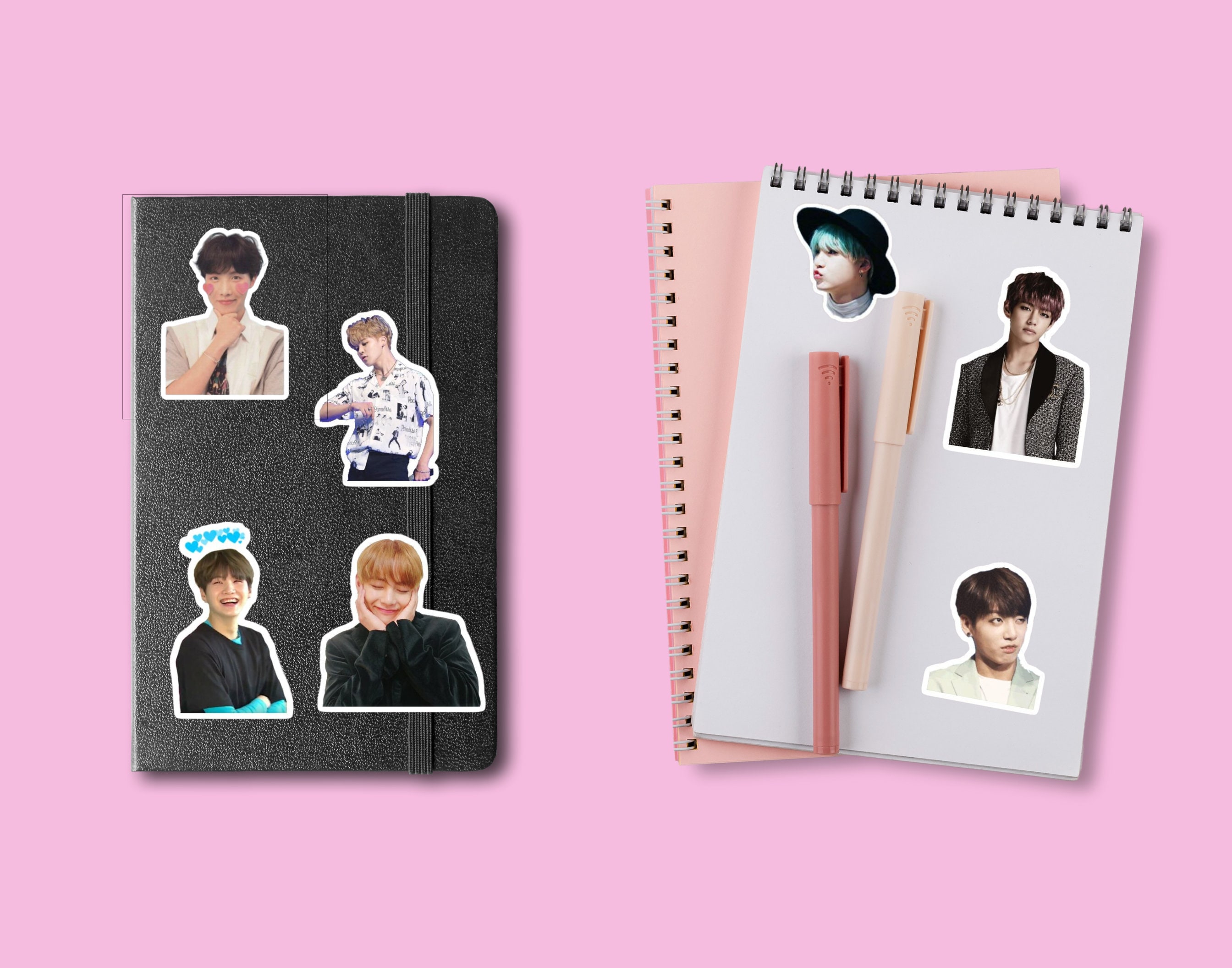 BTS Sticker Pack/ BTS Printable Stickers/ Bts Stickers 100 Pack/bts ...