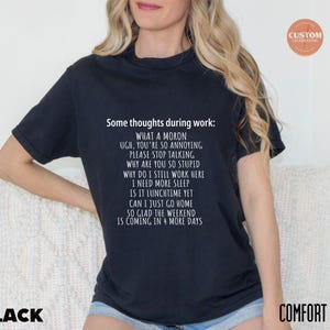Sarcastic Workplace Humor Comfort Colors Tee: Circus Monkeys Boss Gift ...