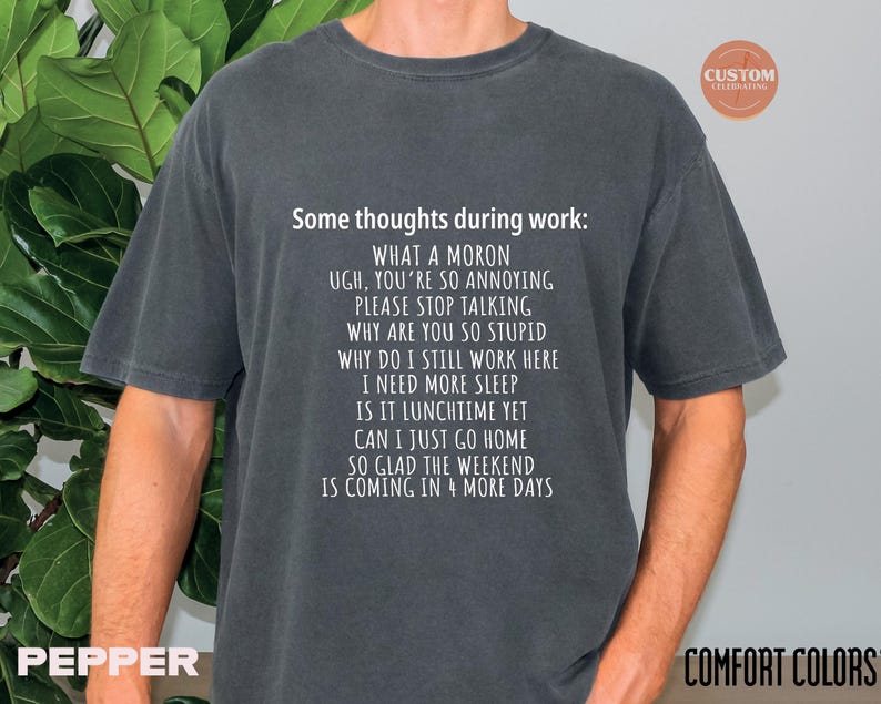 Sarcastic Workplace Humor Comfort Colors Tee: Circus Monkeys Boss Gift ...